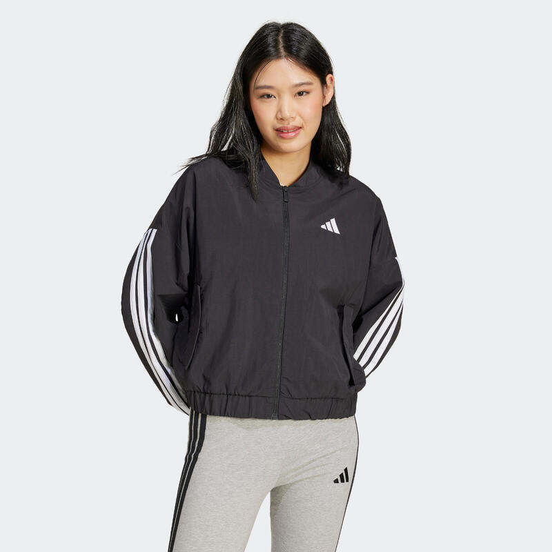 ADIDAS - Geacă bomber ADIDAS negru damă | Decathlon