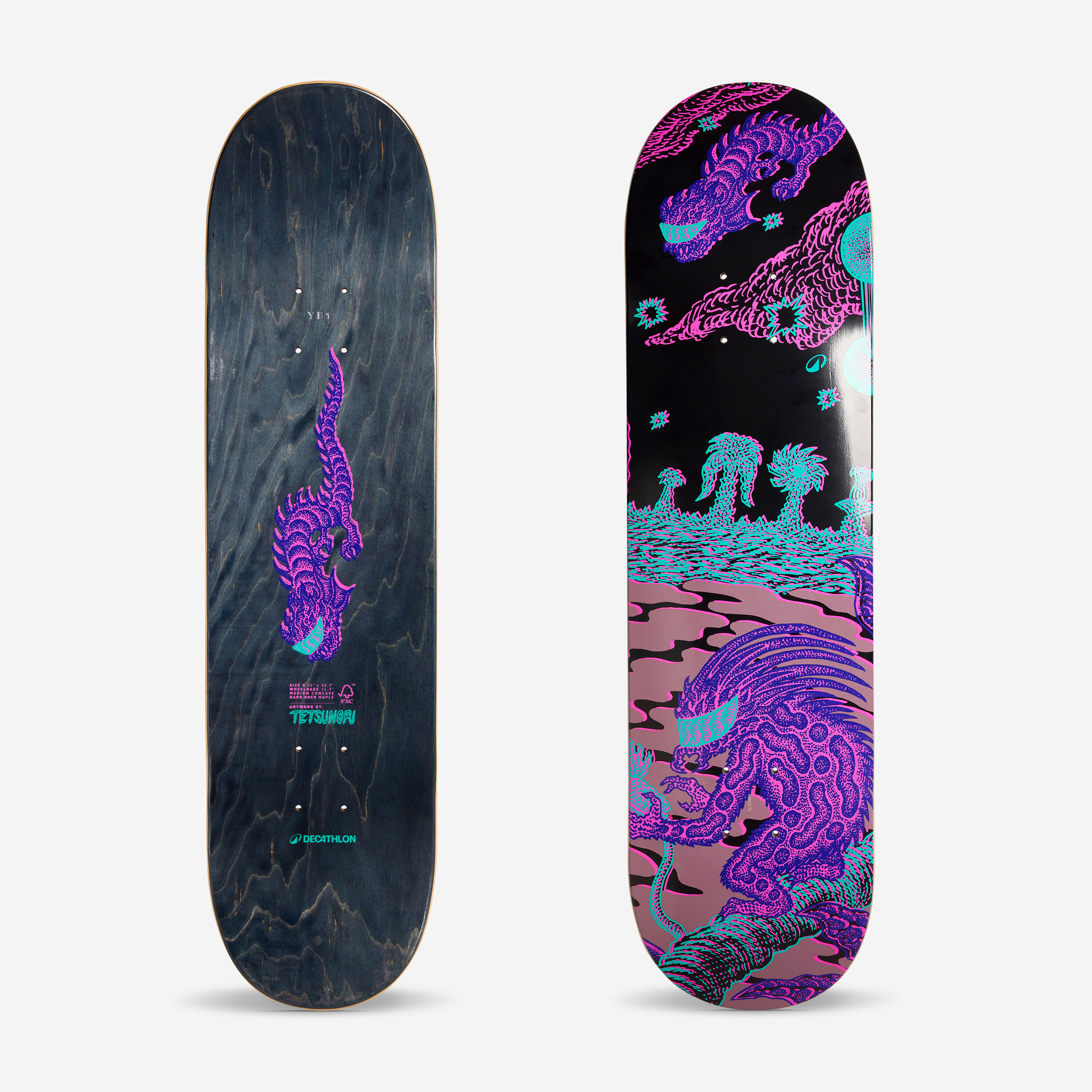 Daska za skateboard DK500 Popsicle od javora 8,25"GRAFIČKI OBLIKOVAO ...