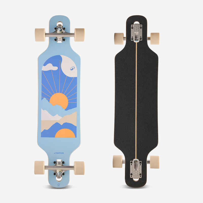 LONGBOARD DROP 100 BEGINNER MINI SUNRISE - Decathlon
