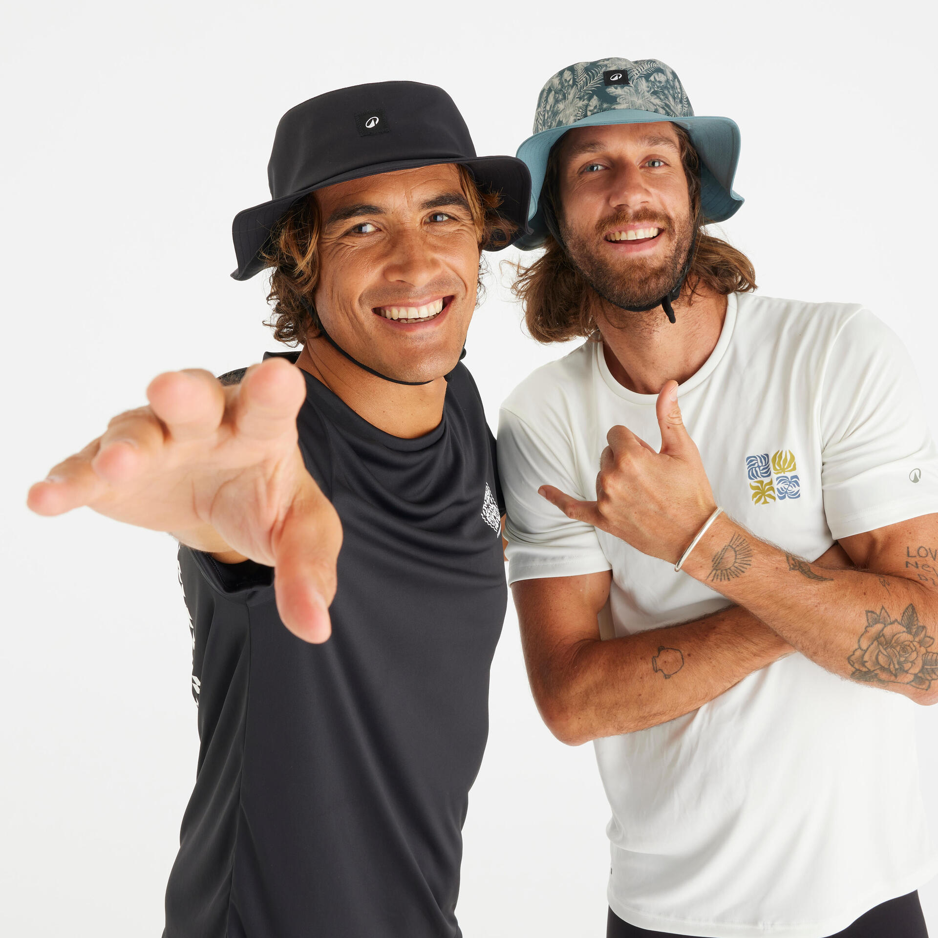 Adult surf hat - 500 newblack black