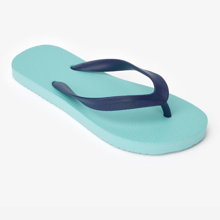 Kids’ flip-flops - 100 turquoise - Decathlon