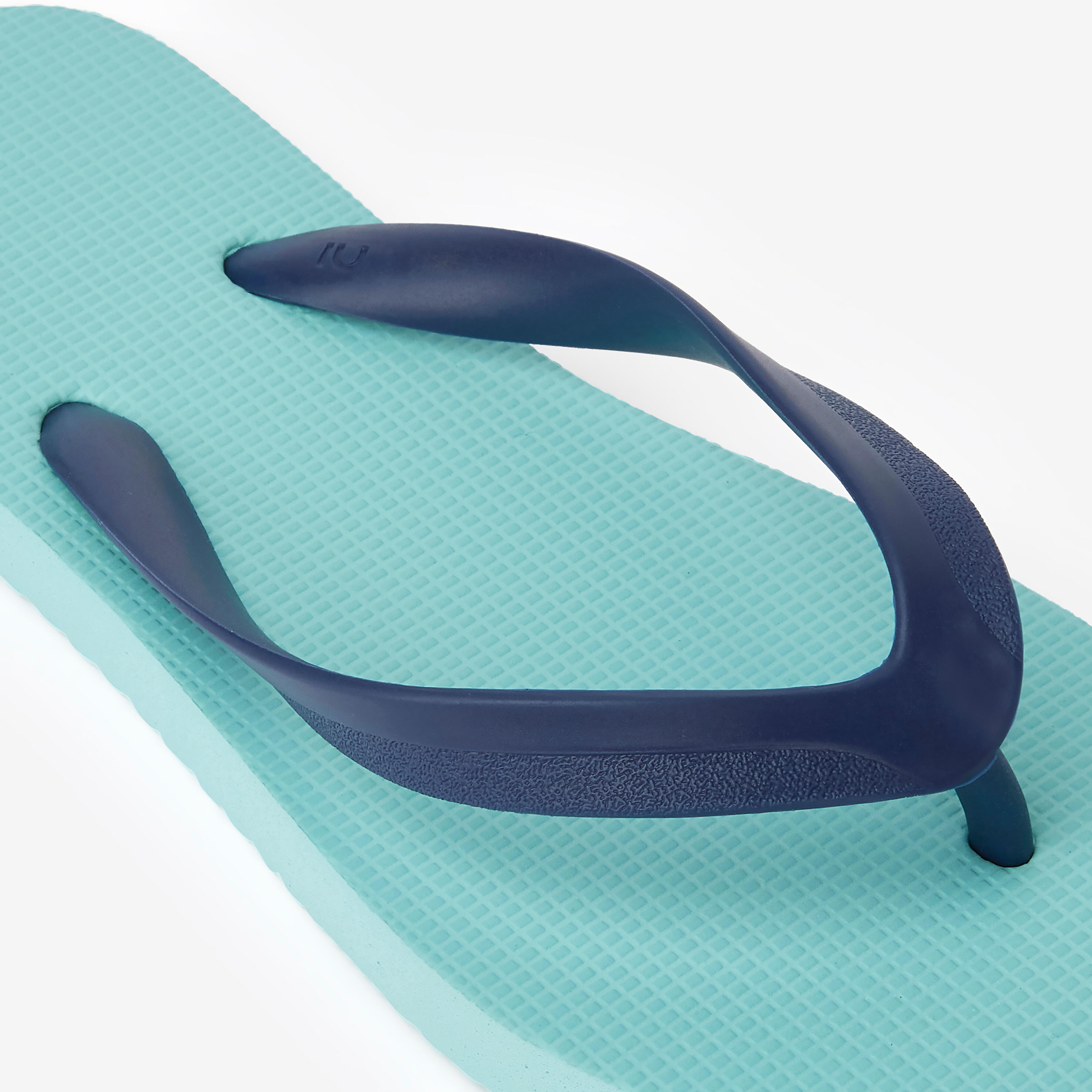 Kids’ Flip-Flops, 100 - Lagoon blue, Navy blue - Olaian - Decathlon