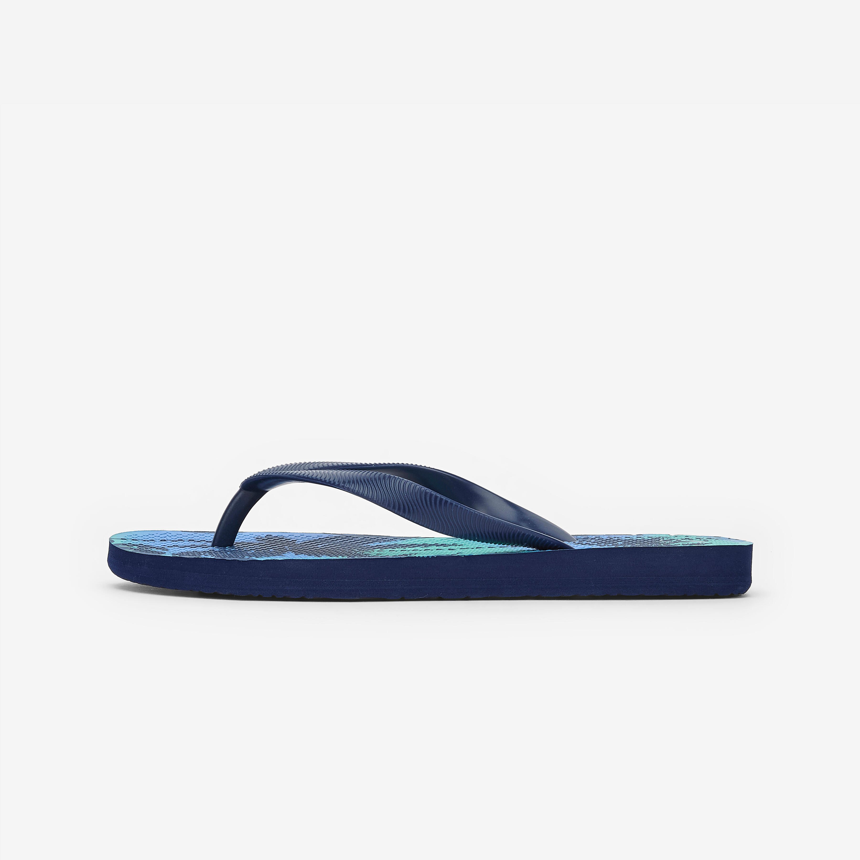 Kids’ Flip-flops – 500 - Navy blue, Turquoise green, Lavender blue ...