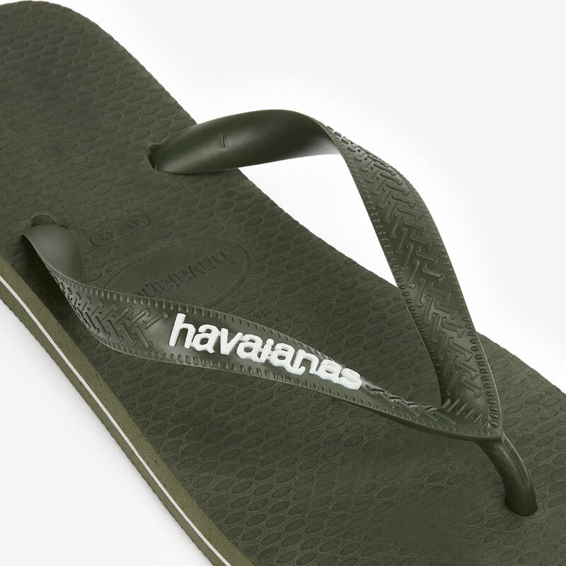 Tongs Homme Havaianas - Logo filet bleu marine HAVAIANAS | Decathlon