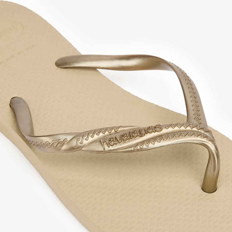 Japanke Havaianas Fantasia ženske boje pijeska - Decathlon