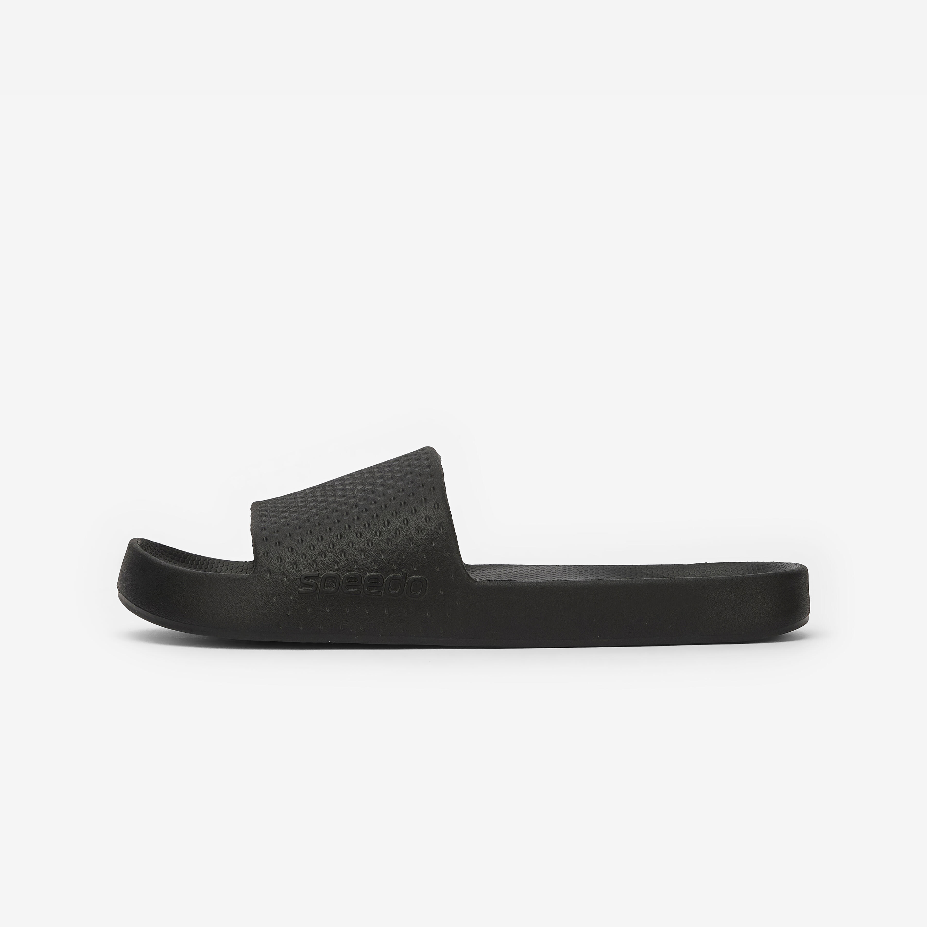 Men’s pool slides - Speedo Entry essential black - Decathlon