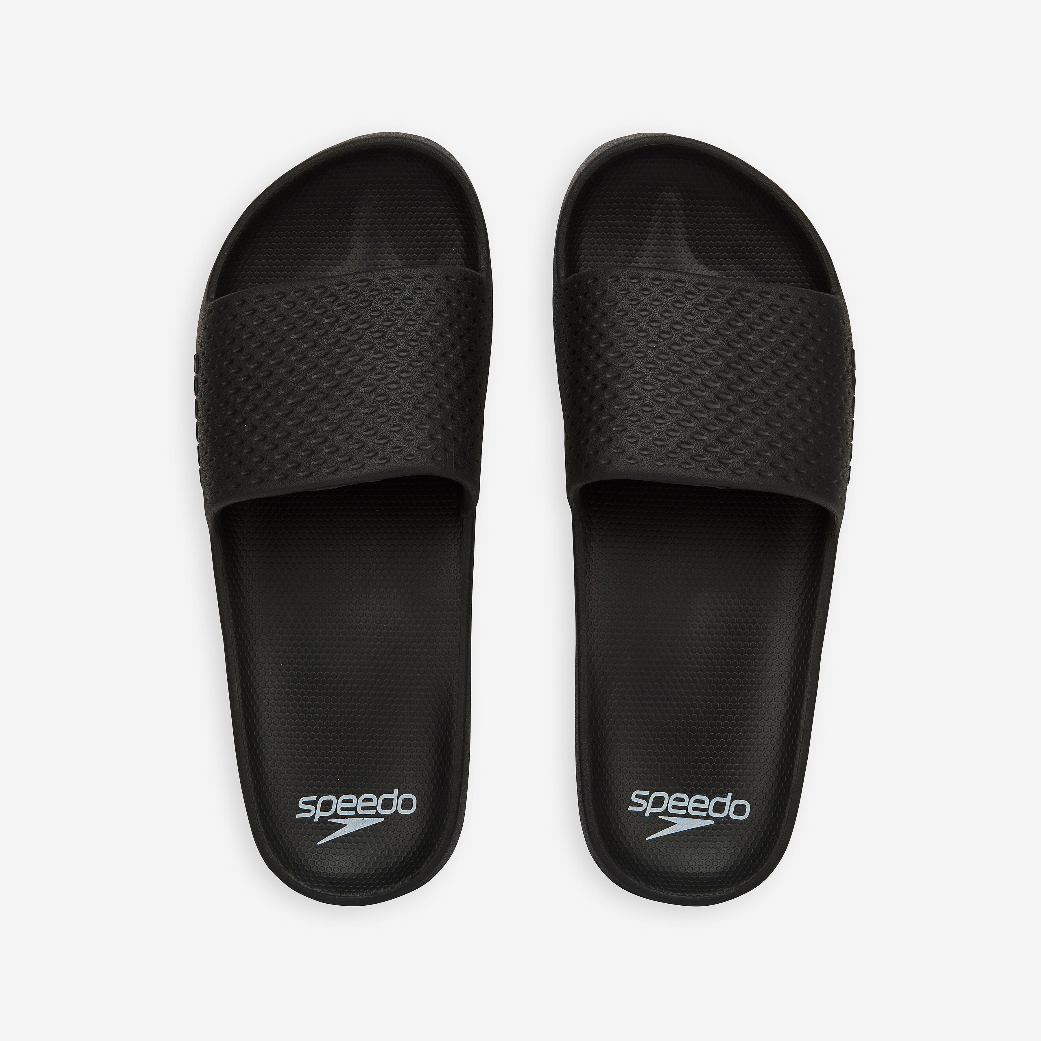 Men’s pool slides - Speedo Entry essential black - Decathlon
