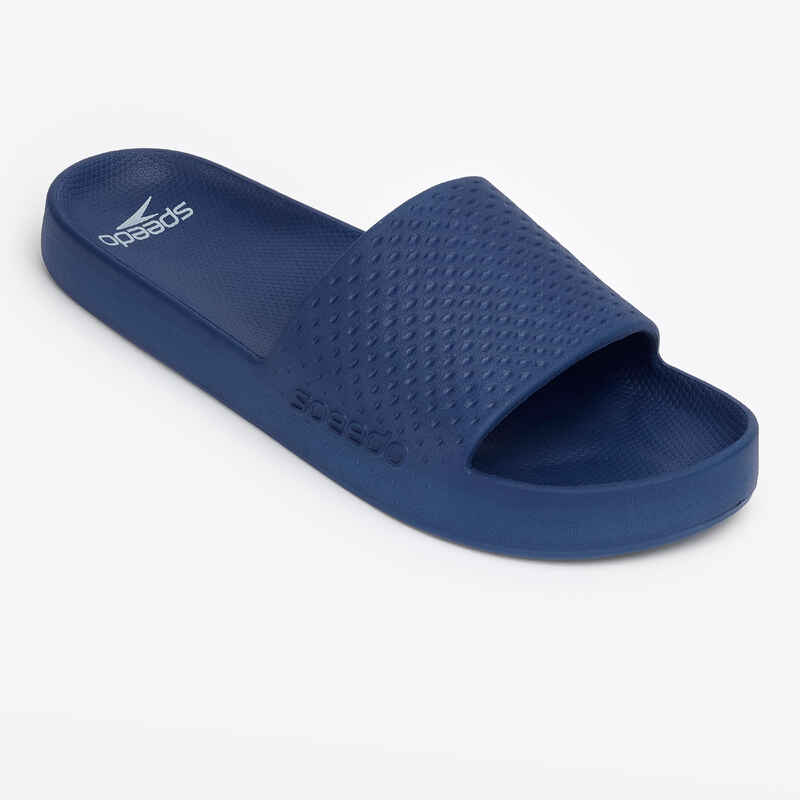 Men’s pool slides - Speedo Entry essential blue - Decathlon