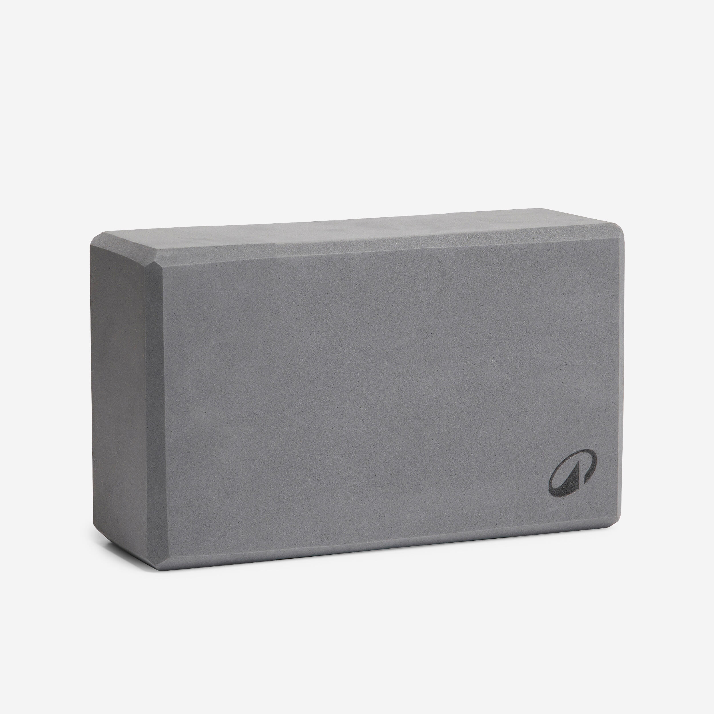 Yoga Foam Block - Grey - Zinc grey - Kimjaly - Decathlon