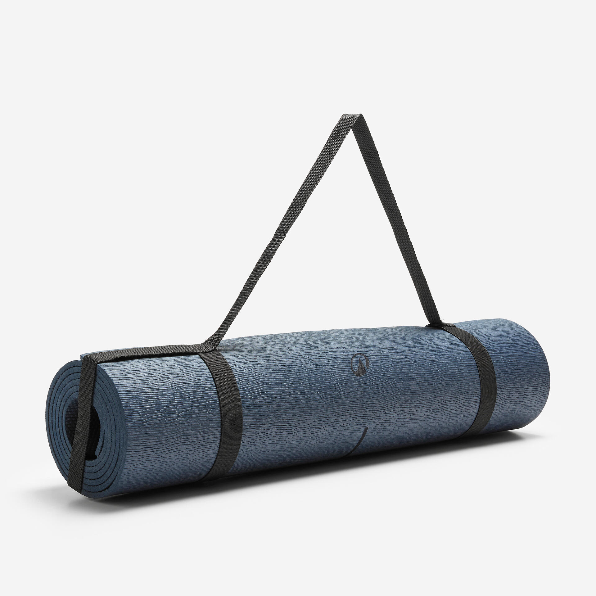 Beginner Yoga Mat 180 cm x 50 cm x 5 mm - Dark Blue