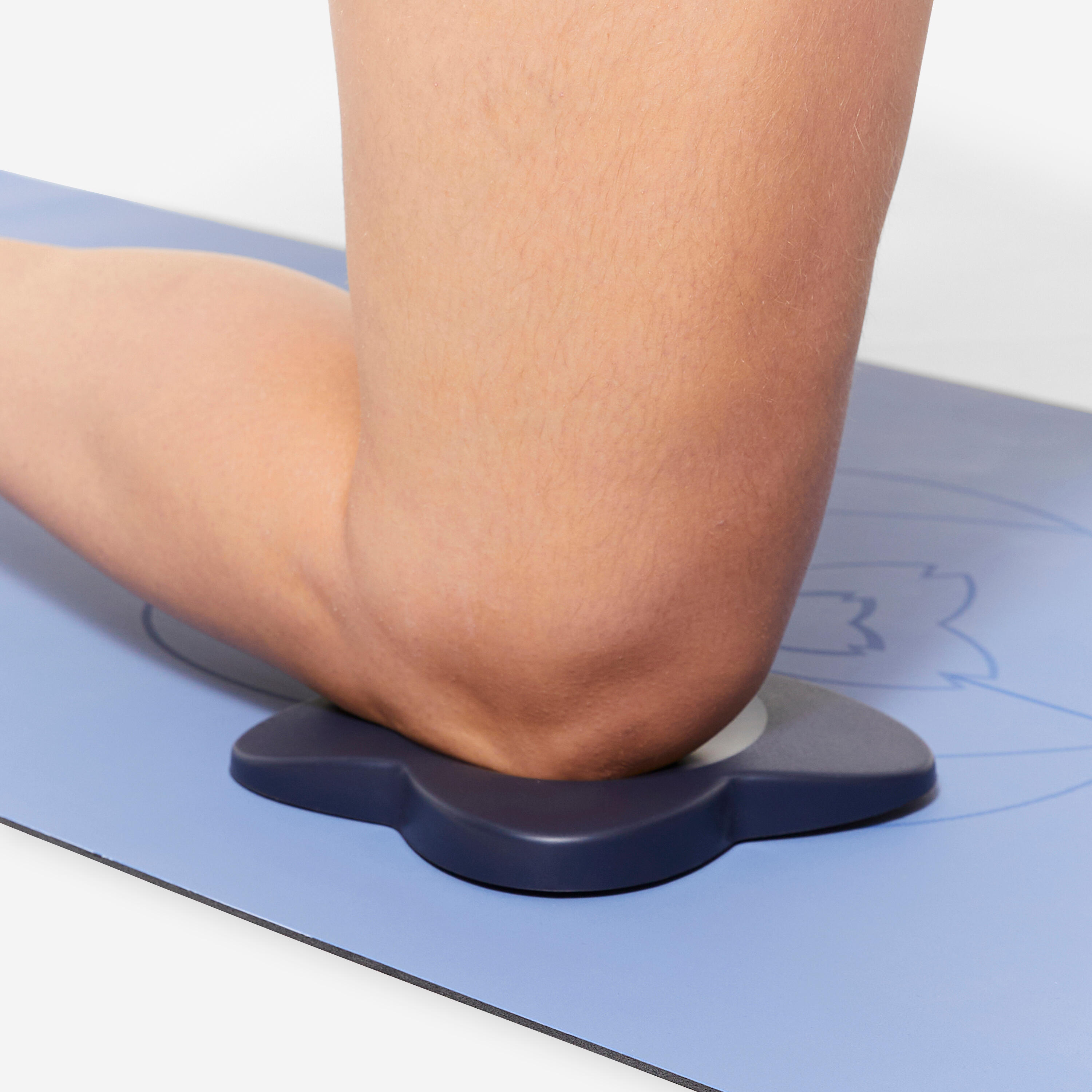 Pad de yoga para rodillas y muñecas Kimjaly - Azul oscuro - Decathlon