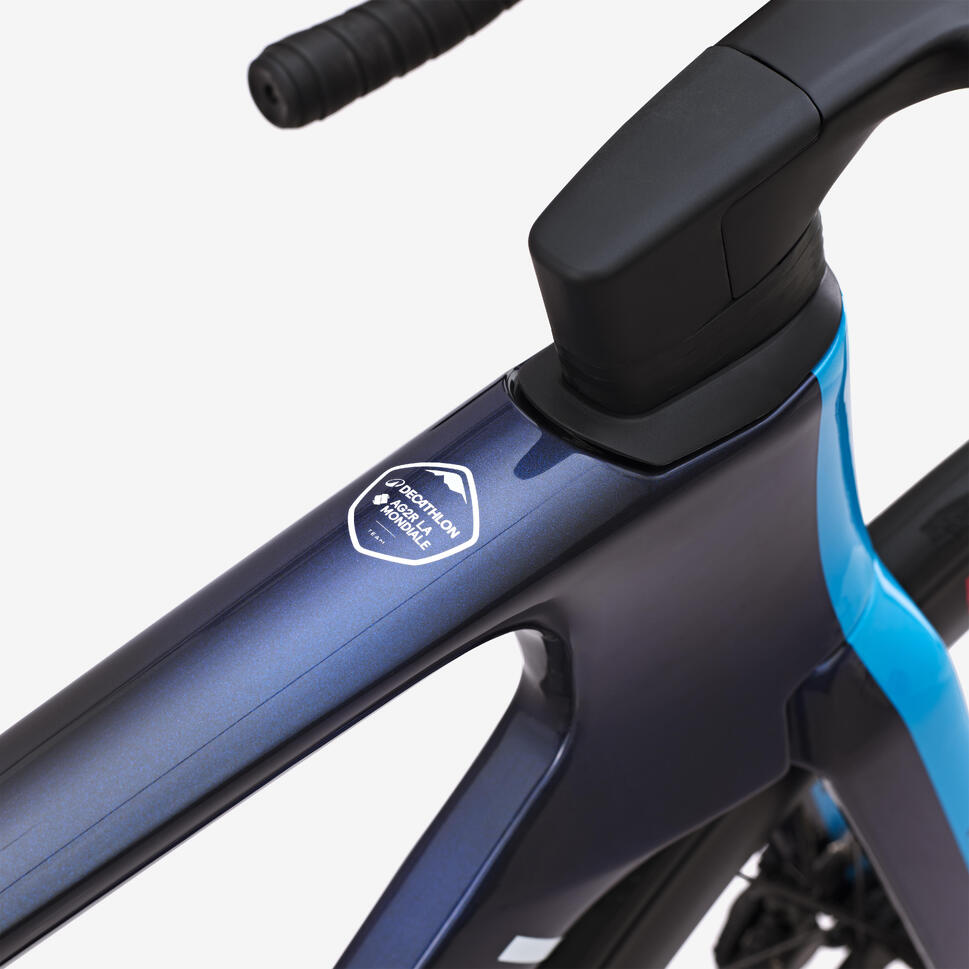 VAN RYSEL Racefiets Shimano Dura Ace Di2 12V RCR-F Pro zwart | Decathlon