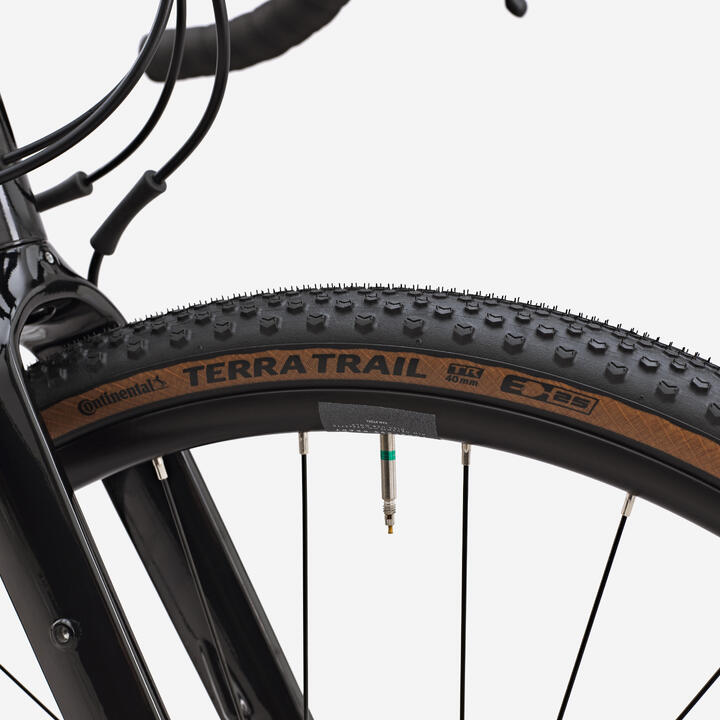 Vélo gravel Shimano GRX 2x12v, GRVL AF noir VAN RYSEL | Decathlon