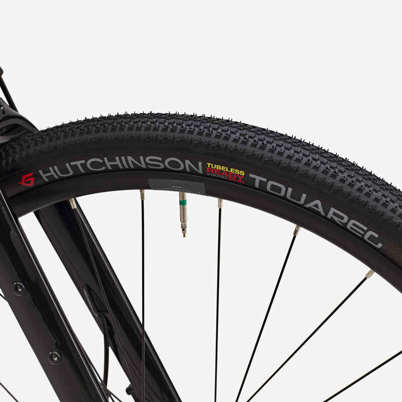 Gravel bicykel GRVL AF Microshift SWORD 1x10 R hnedý - Decathlon