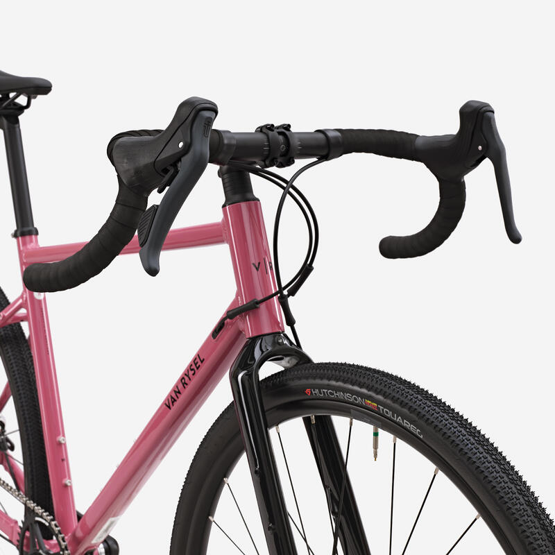 Bicicleta de Gravel GRVL AF Microshift SWORD 1x10 m Castanho VAN RYSEL ...