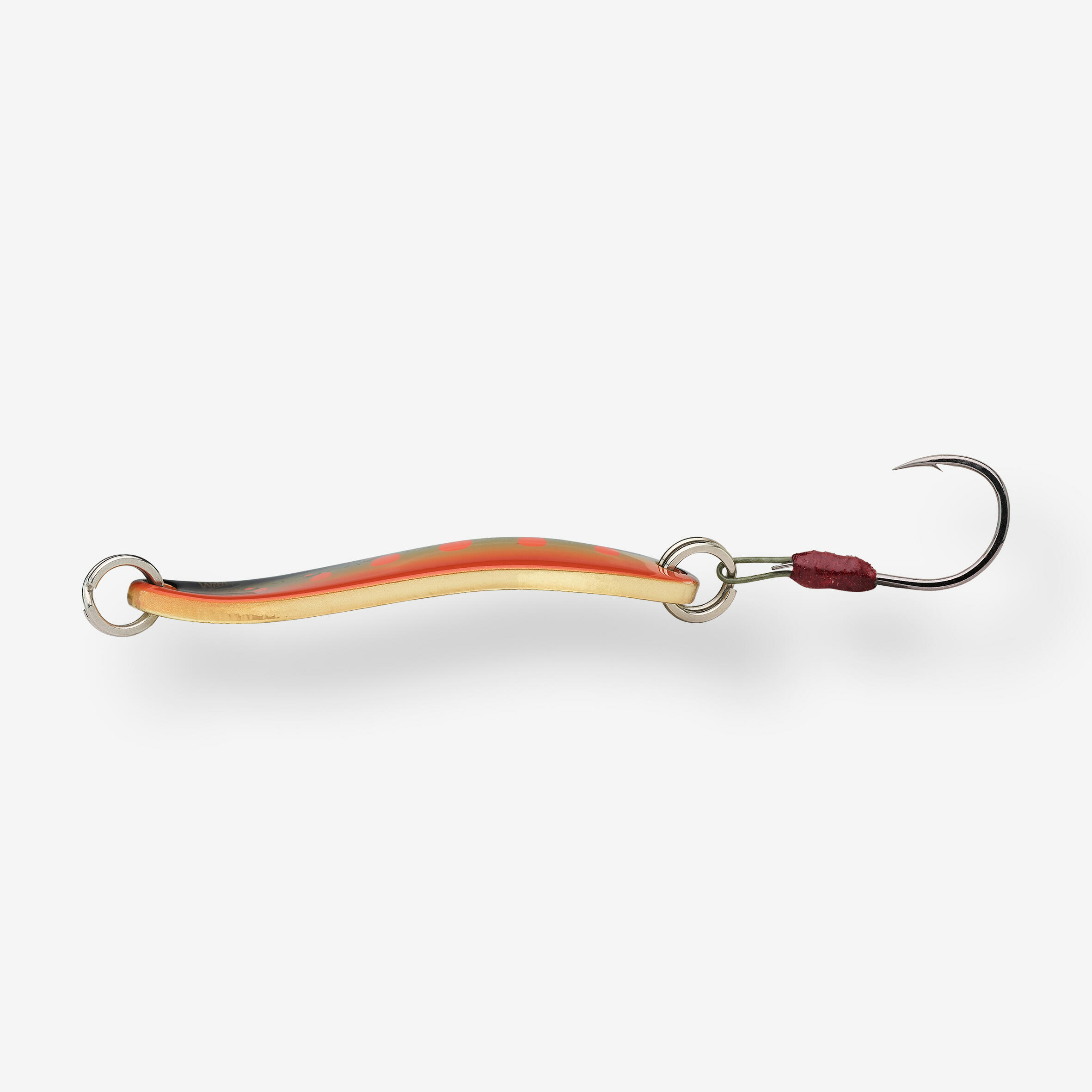 MICRO UNDULATING TROUT SPOON KEA MCO 5.3 CM 15 G YAMAME ORANGE | Decathlon