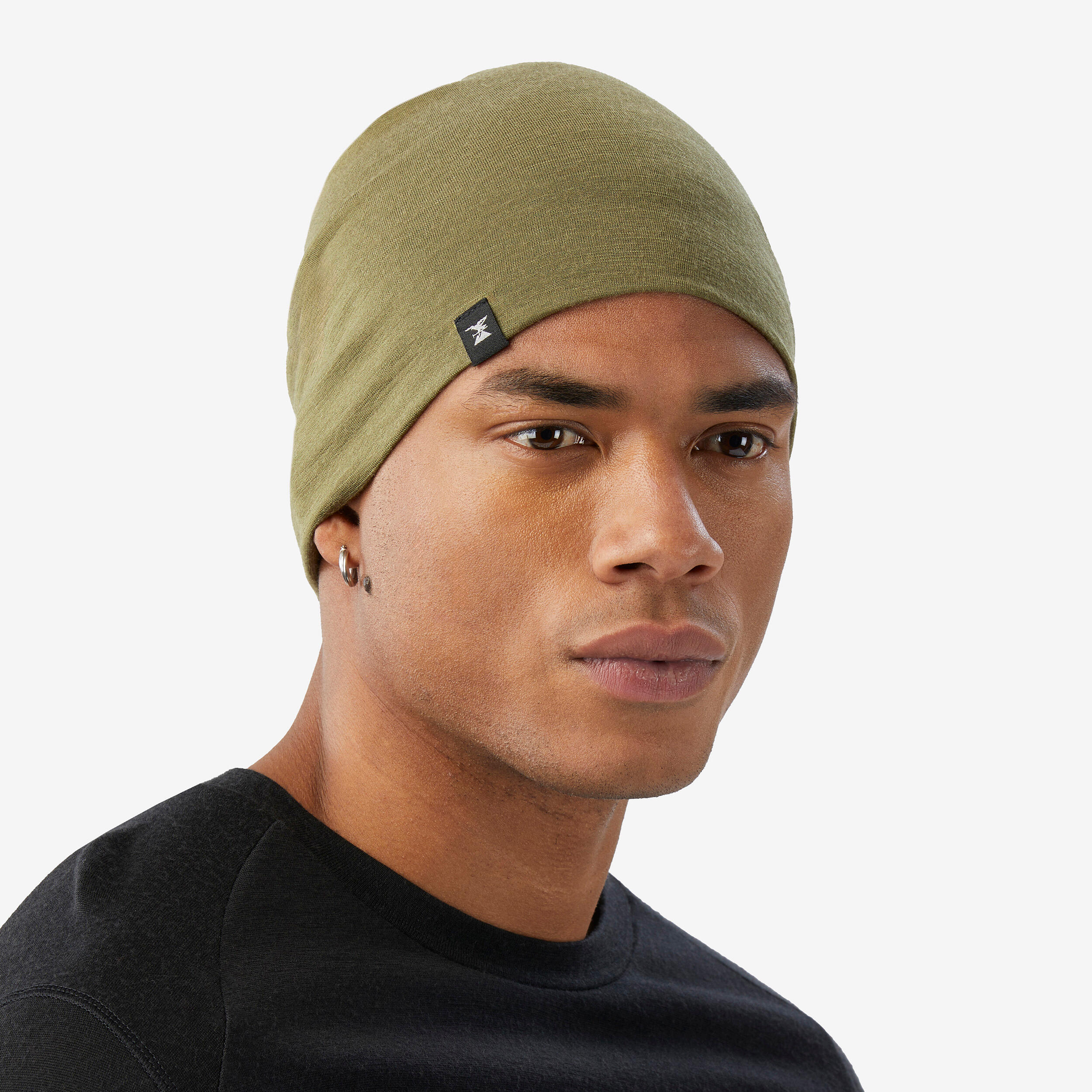 Merino Wool Beanie – MT 500 - golden olive green - Forclaz - Decathlon