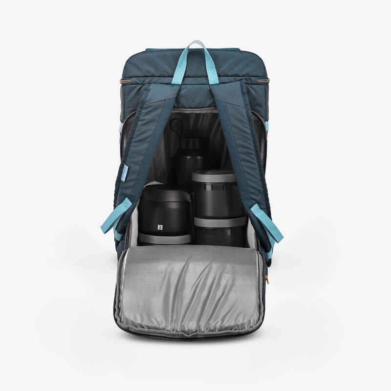 Batoh s chladiacim boxom 100 izotermický 30 l tmavomodrý - Decathlon