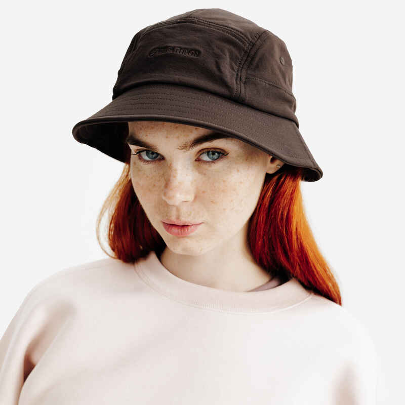 Čiapka Bucket Hat hnedá - Decathlon