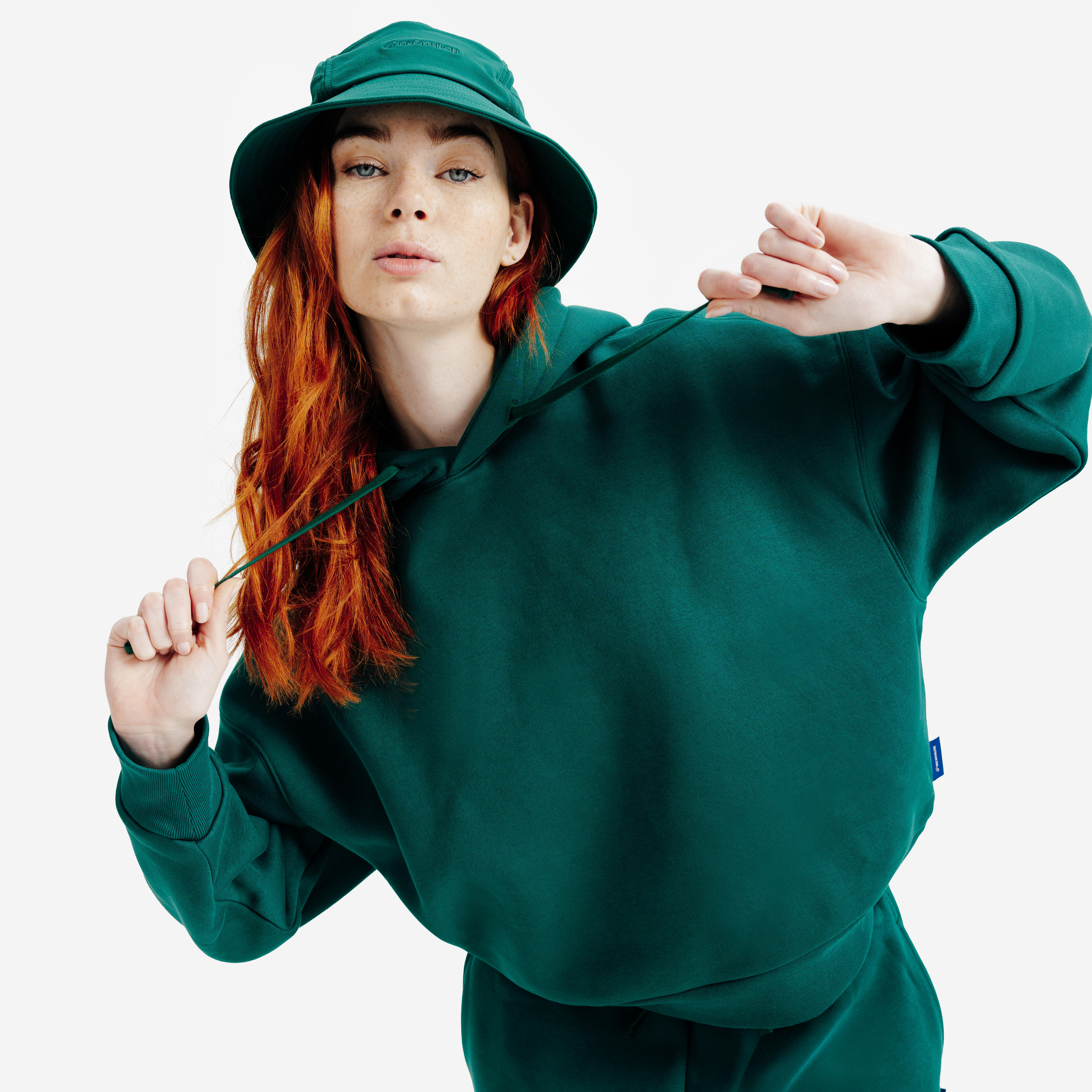 Sweat à capuche femme, Elementals, vert - Décathlon