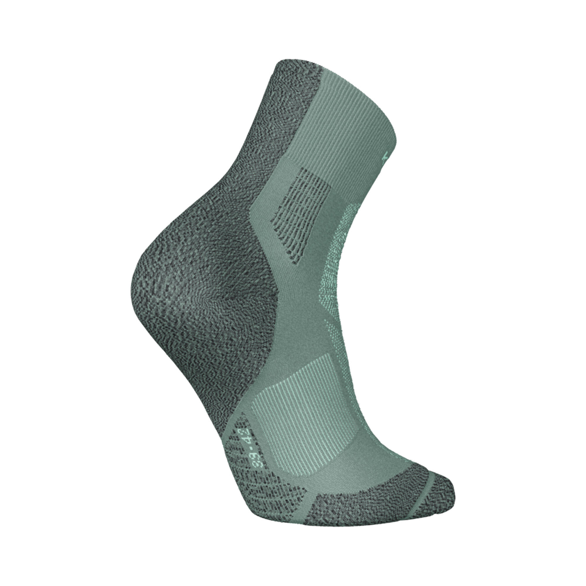 Thin Running Socks - Run 900 Mid - Verdigris - Kiprun - Decathlon