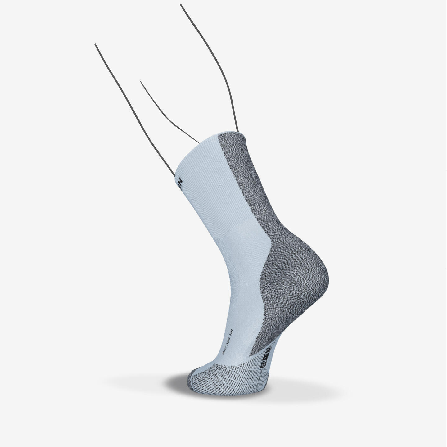 KIPRUN run900 thin mid-calf running socks - Blue