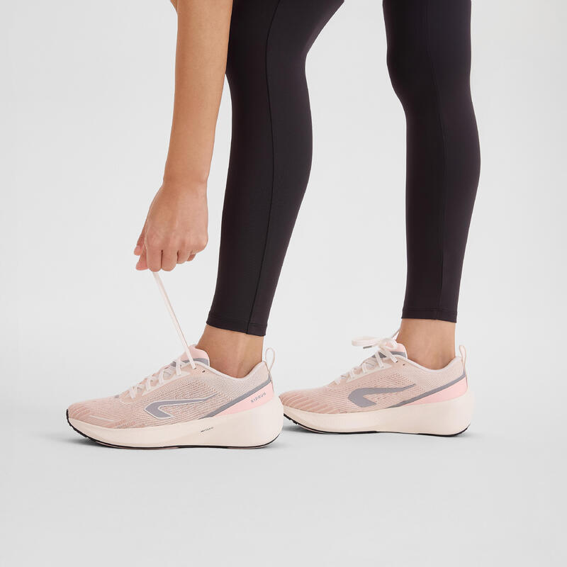 Sapatilhas de Corrida Mulher Kiprun Cushion 500 Rosa KIPRUN - Decathlon