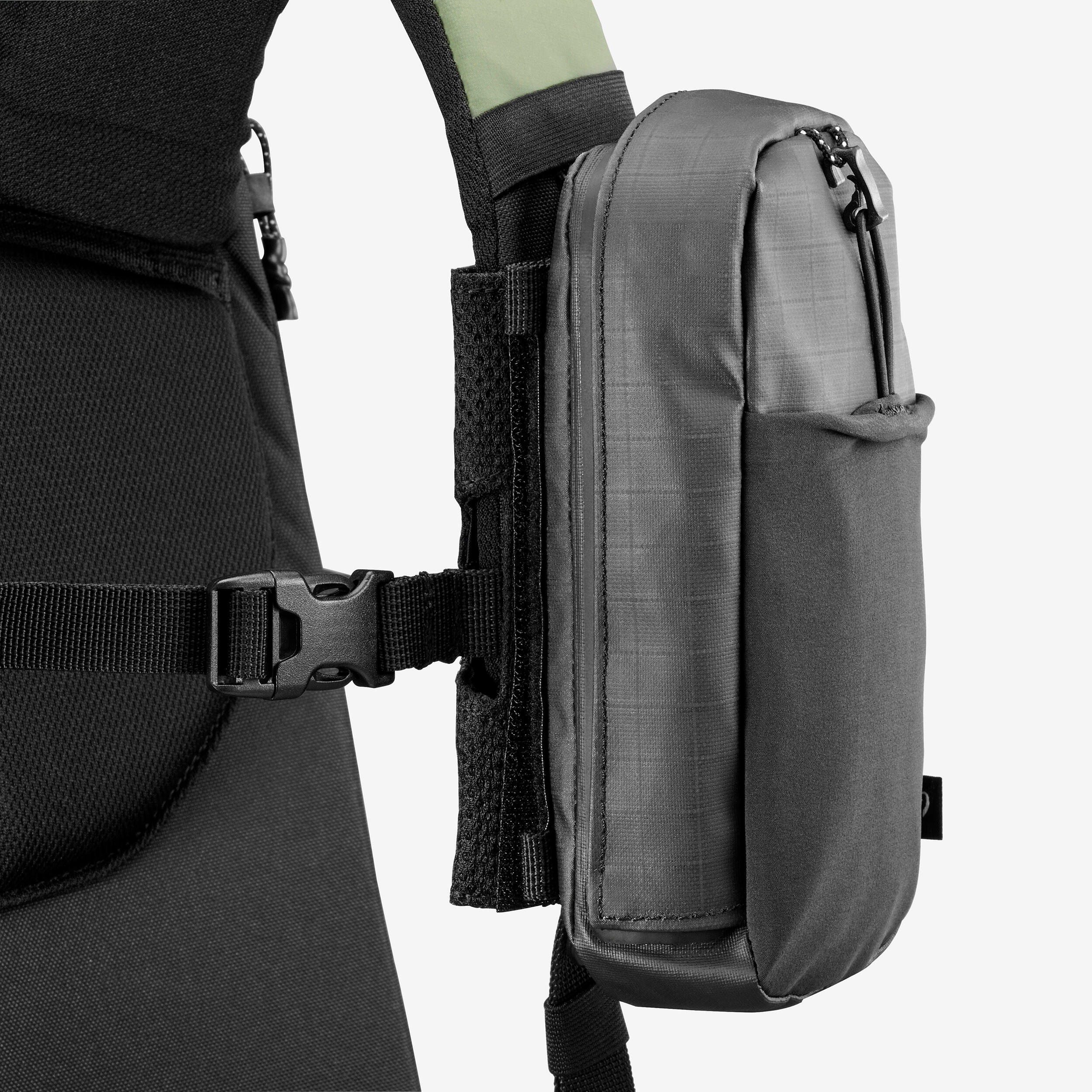 Waterproof Travel Pouch - NH 500 Black - smoked black - Forclaz - Decathlon