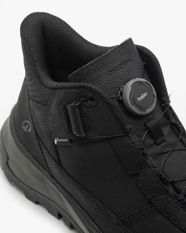 Men’s waterproof hiking boots, NH900 2 Seconds - Black QUECHUA | Decathlon
