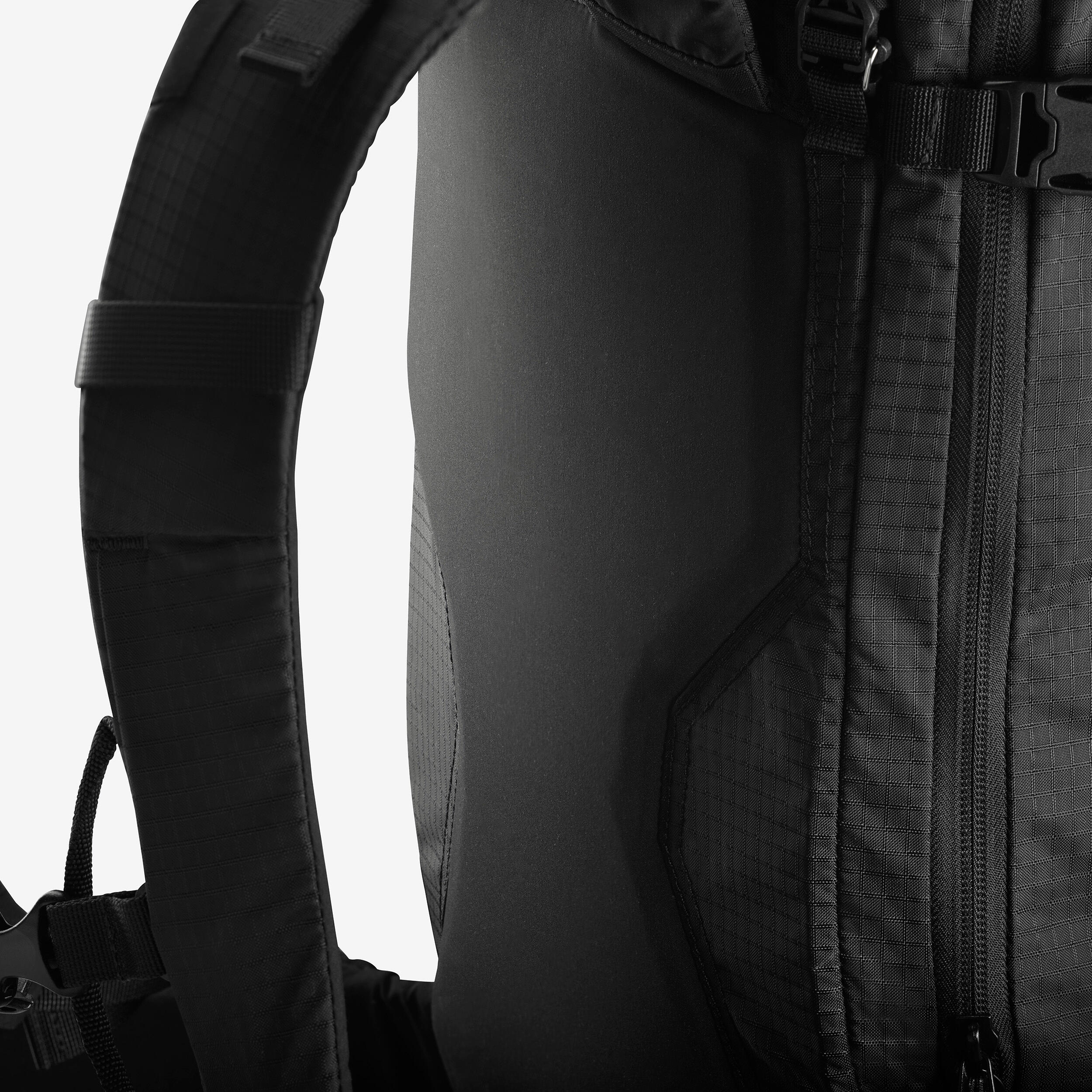 Versatile and modular mountaineering backpack, Alpinism 33 Black SIMOND ...