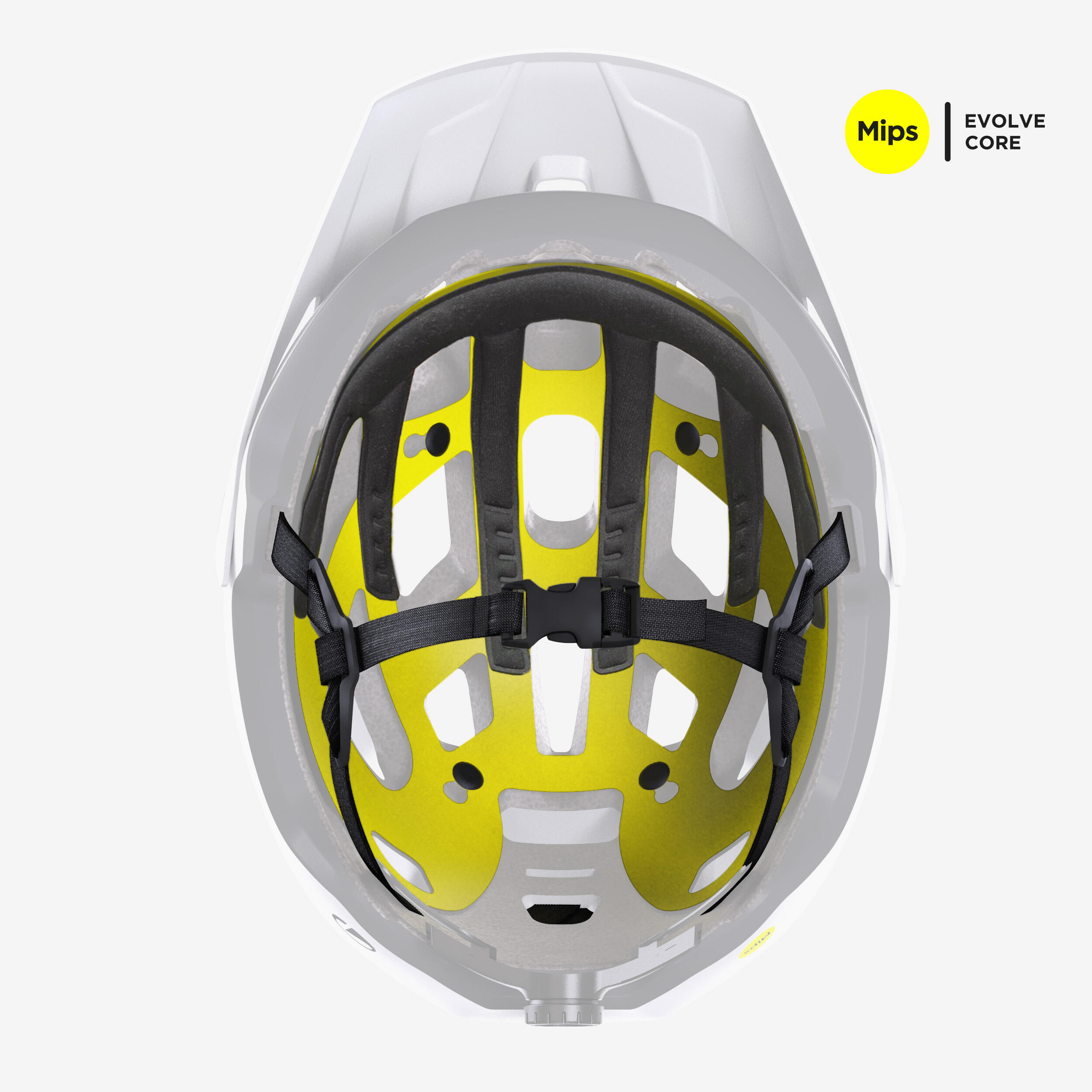 Mountain Bike Helmet EXPL 540 MIPS - White - Snow white, smoked black ...