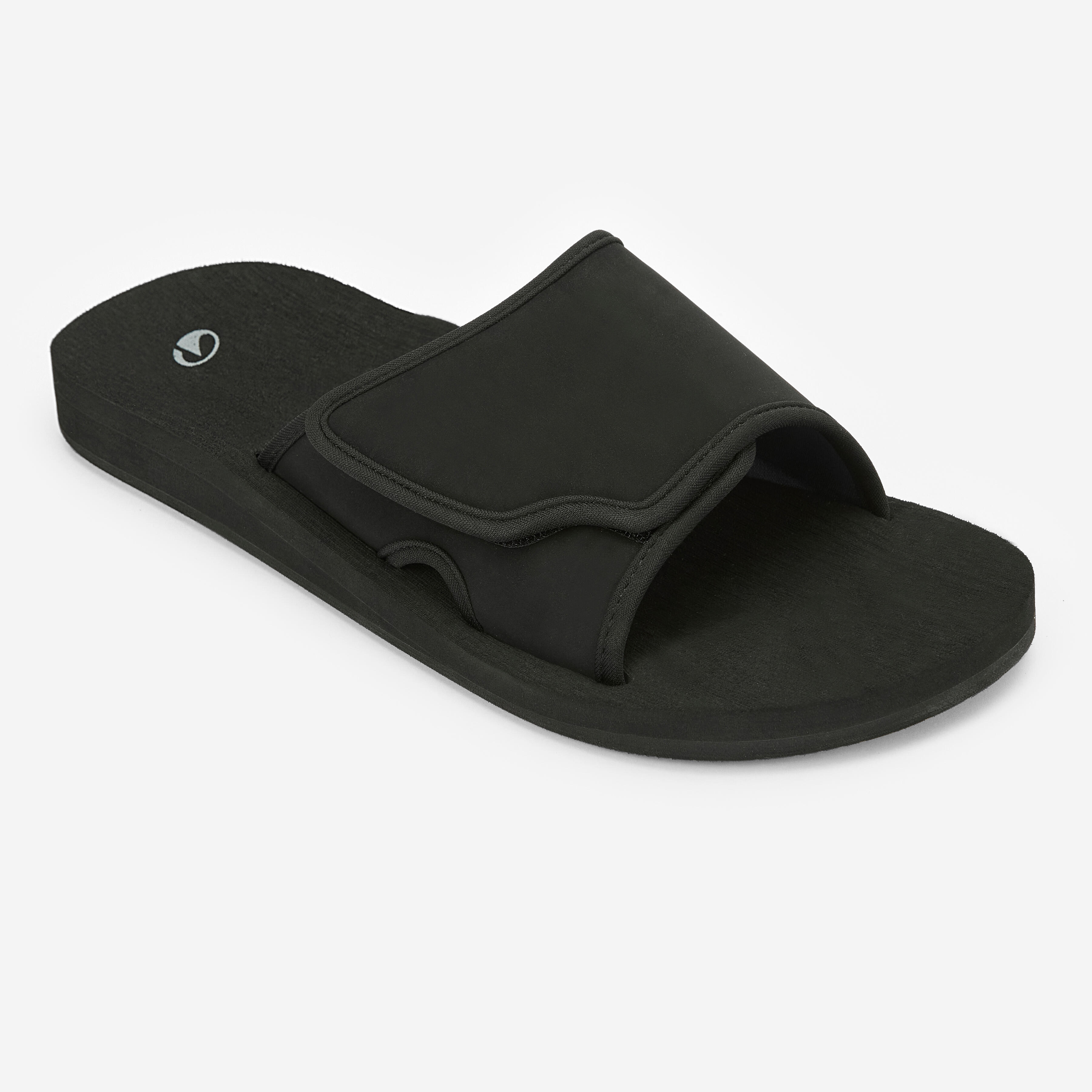 Chanclas de playa para hombre Olaian Slaps 590 negro - Decathlon