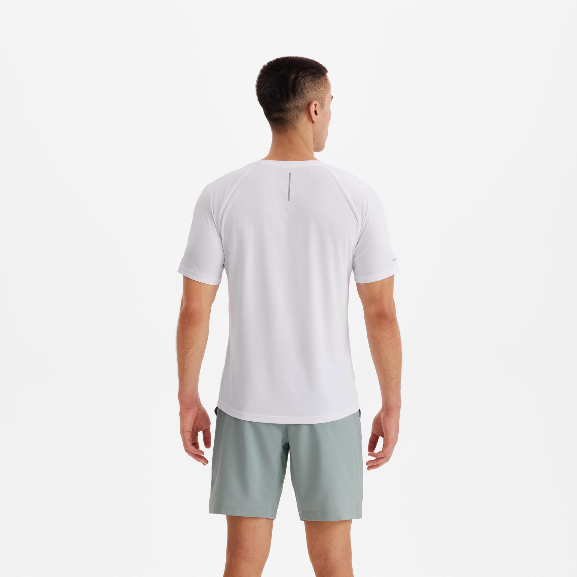 Men's Running T-Shirt Breathable Dry+ - White