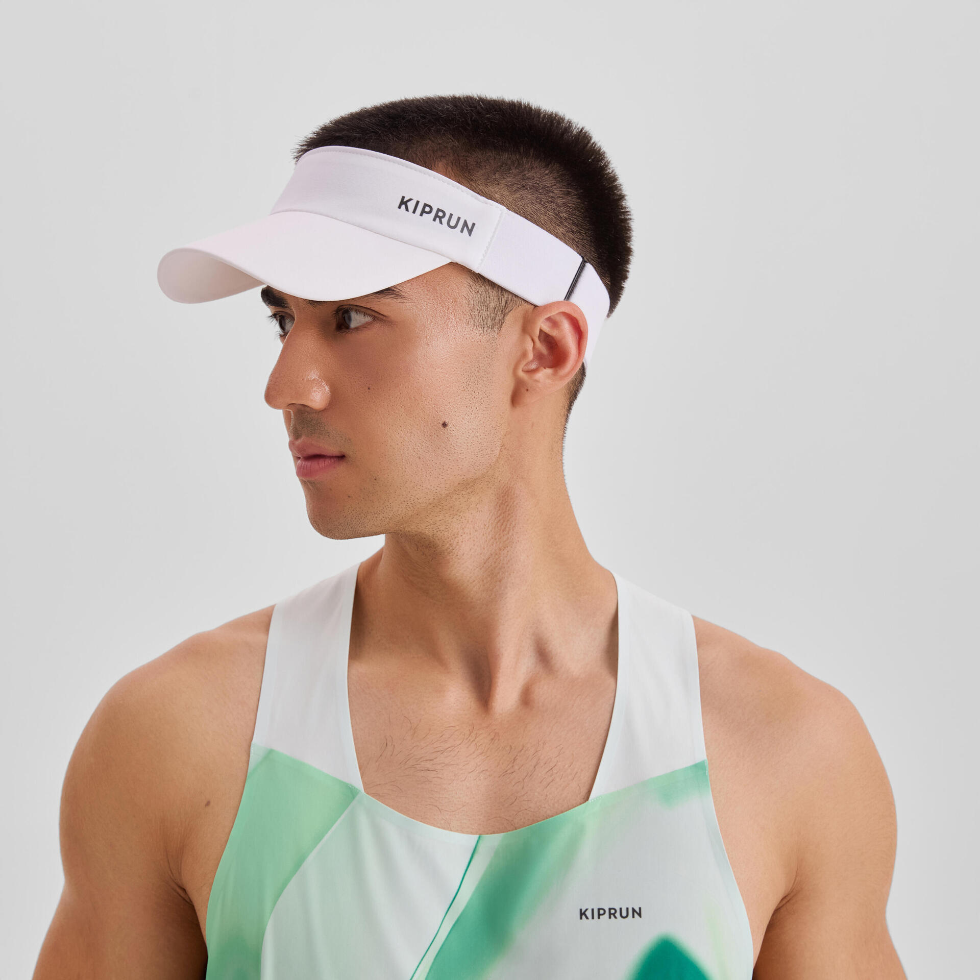 Adult Running Visor - KIPRUN V2 - White