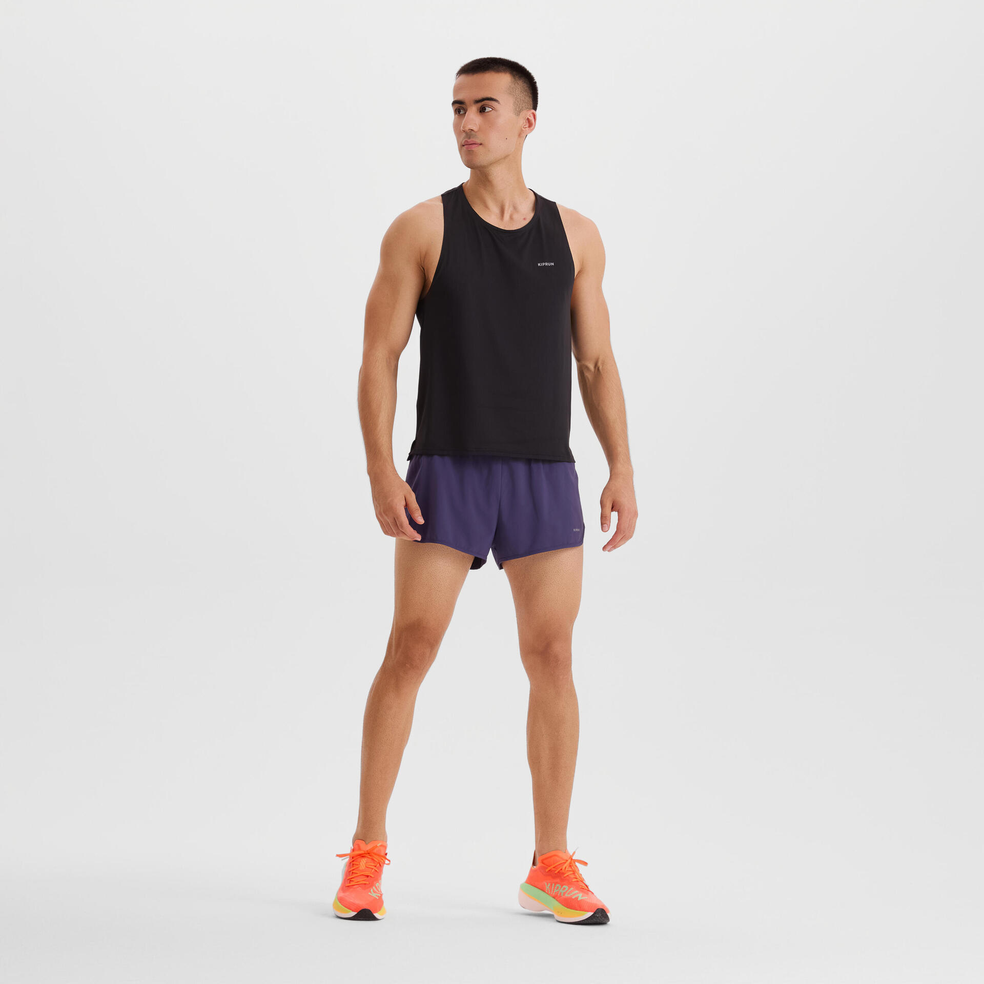 Men's Ultralight Breathable Running Tank Top 900 LIGHT - Black