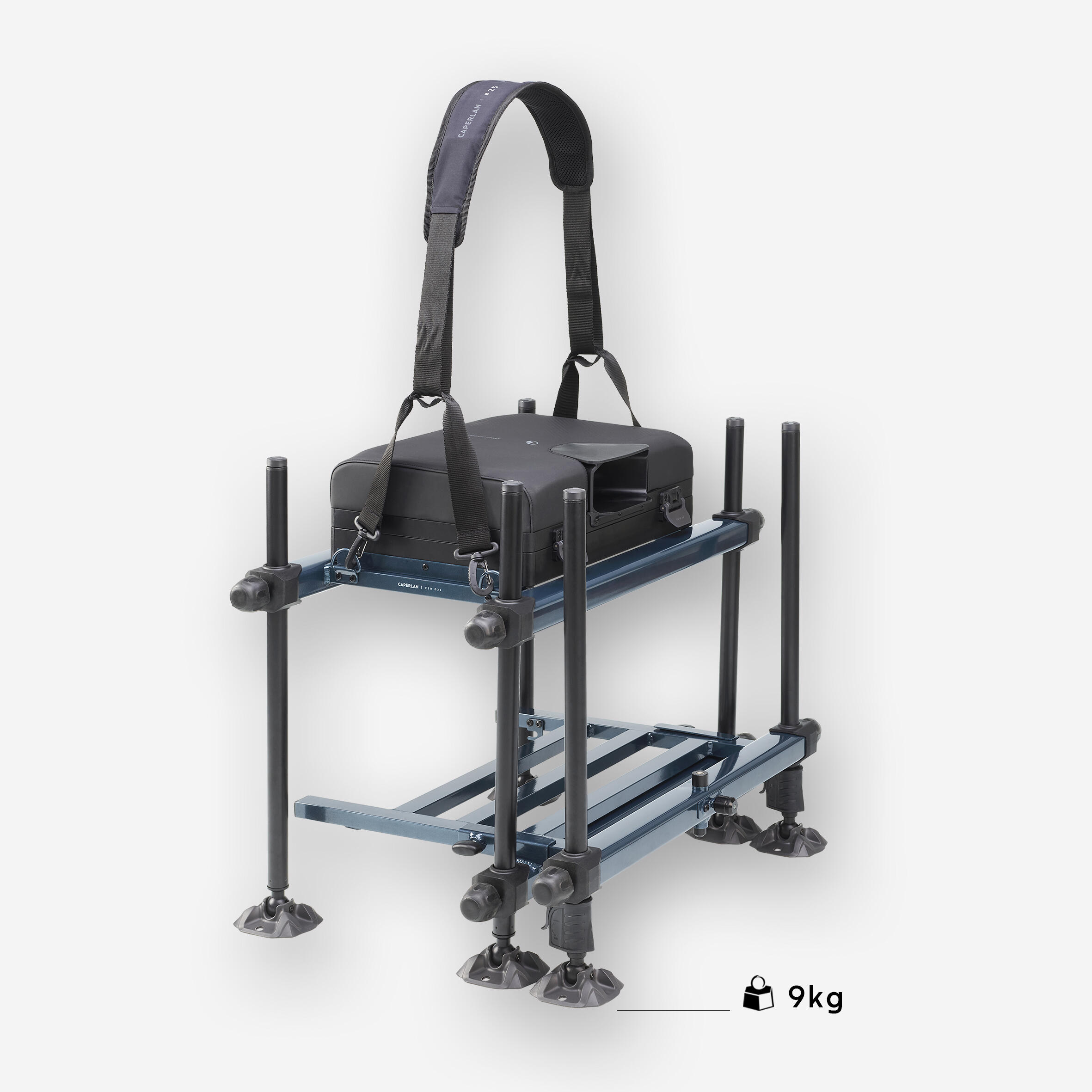 Angelstation CSB D25 Light schwarz Stipp- und Feederangeln - Decathlon