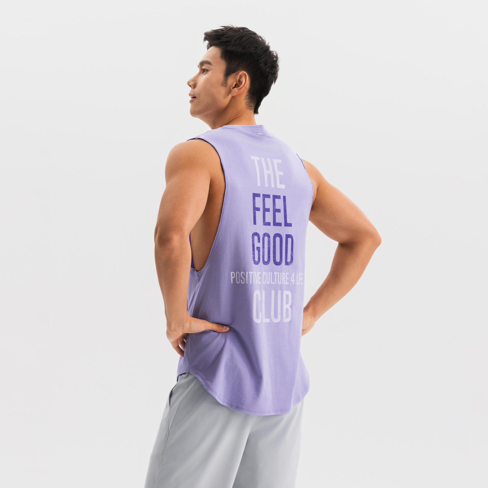 MEN STRENGTH TRAINING TANK 500-lavender purple
