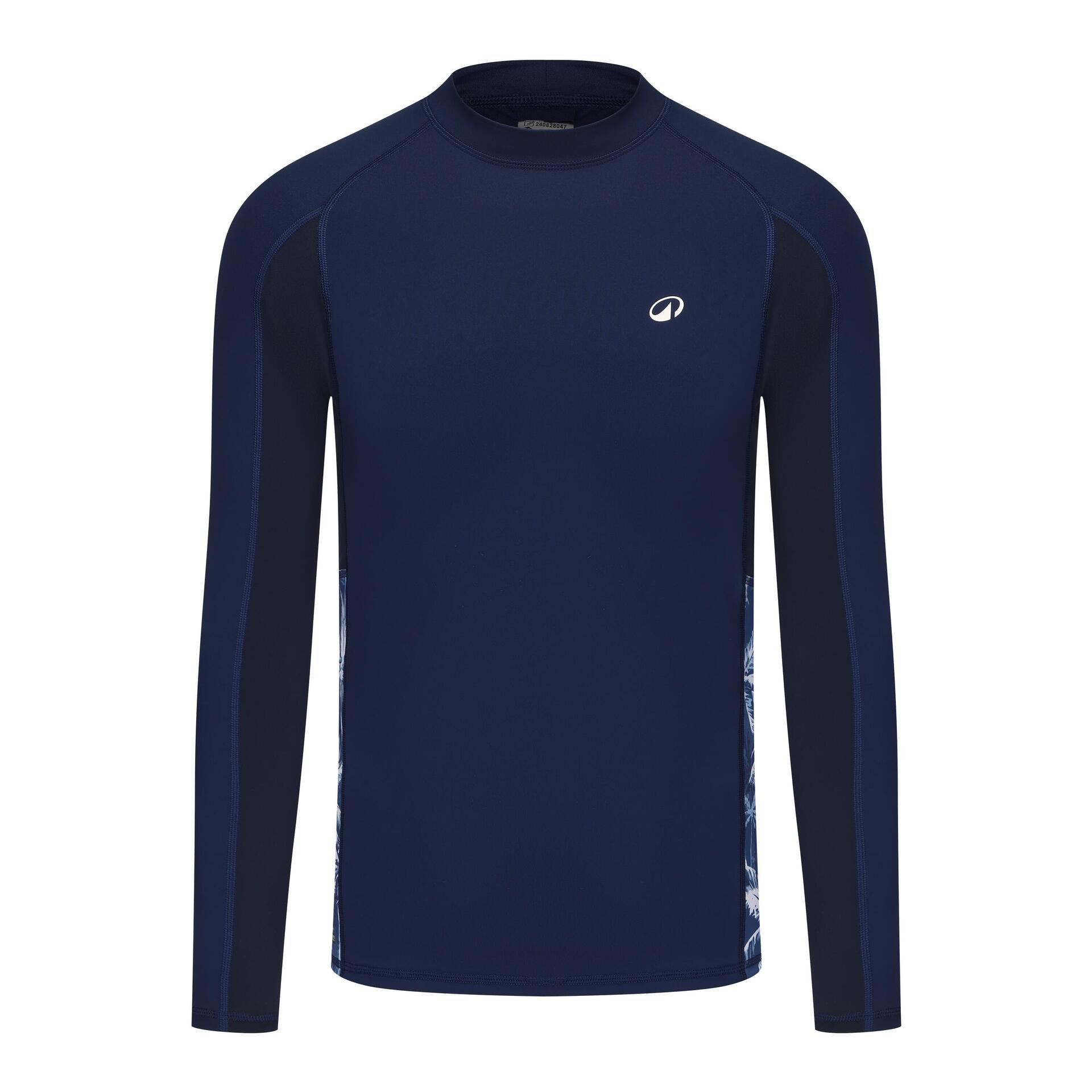 Men’s surfing UV protection top -DENIM PALM