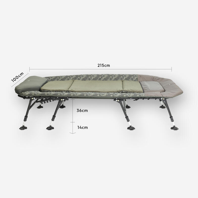 Bedchair 900 confort Pêche de la carpe CAPERLAN | Decathlon