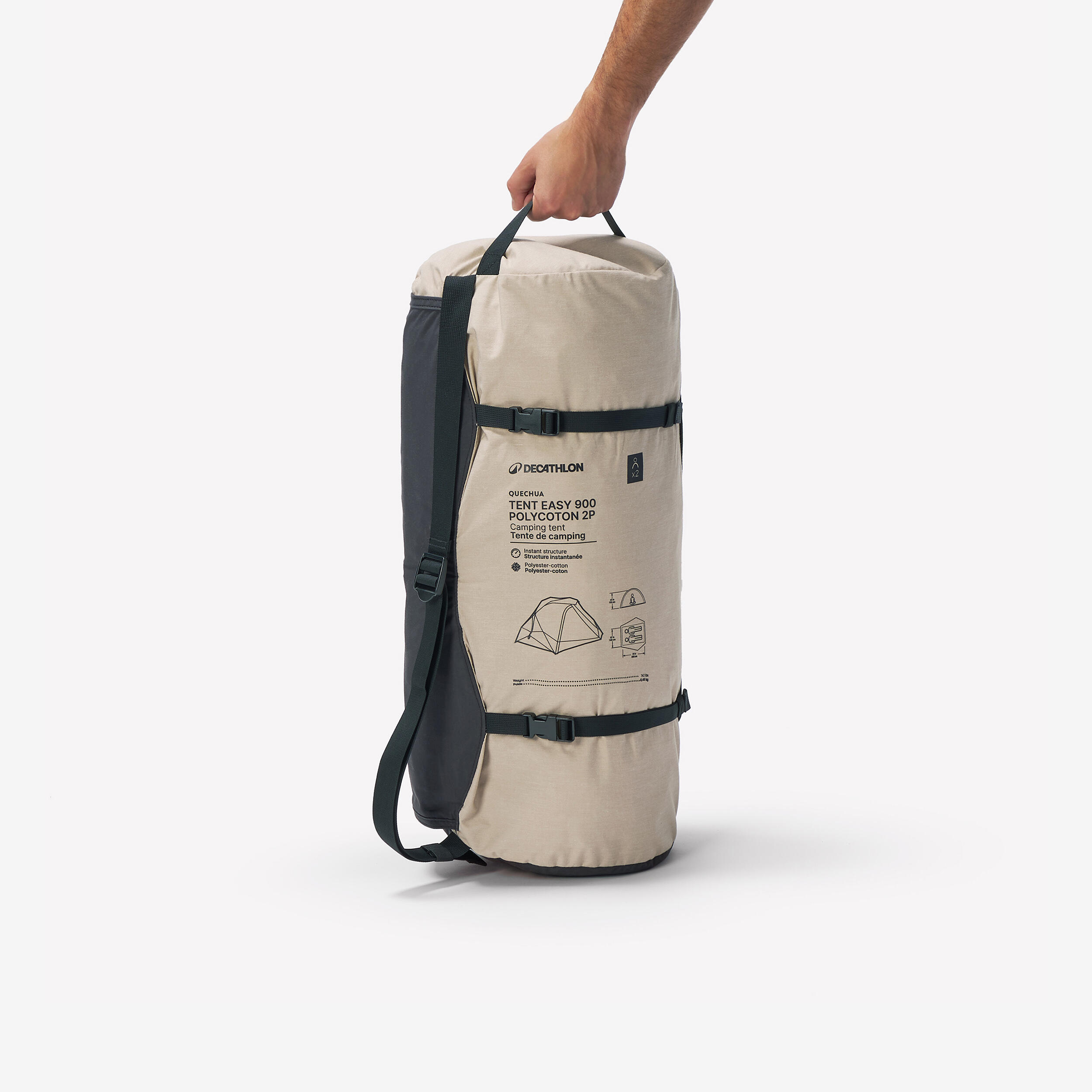 Šator za kampiranje 2 Seconds Easy za 2 osobe - Decathlon