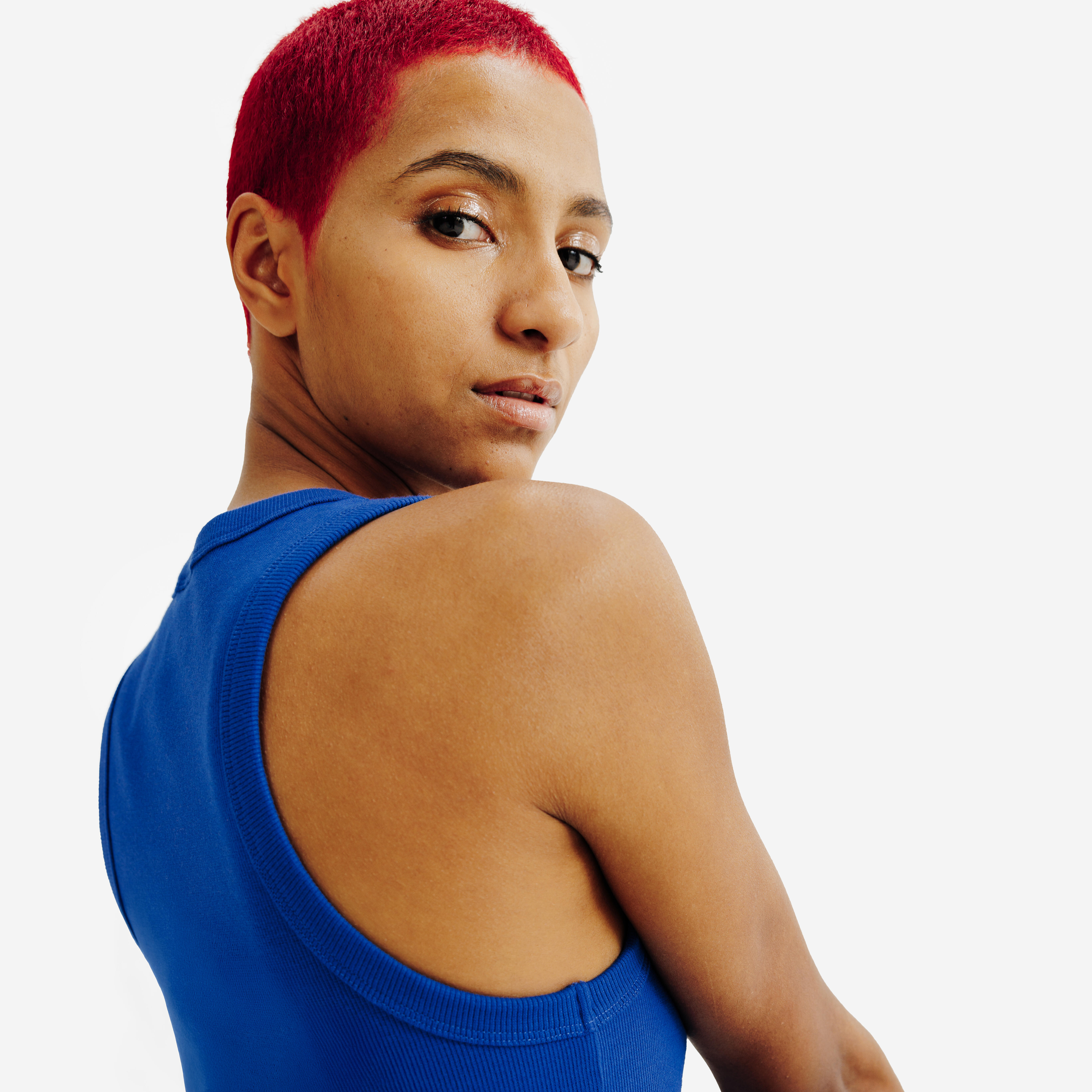 Women's tank top, Elementals, blue - Decathlon