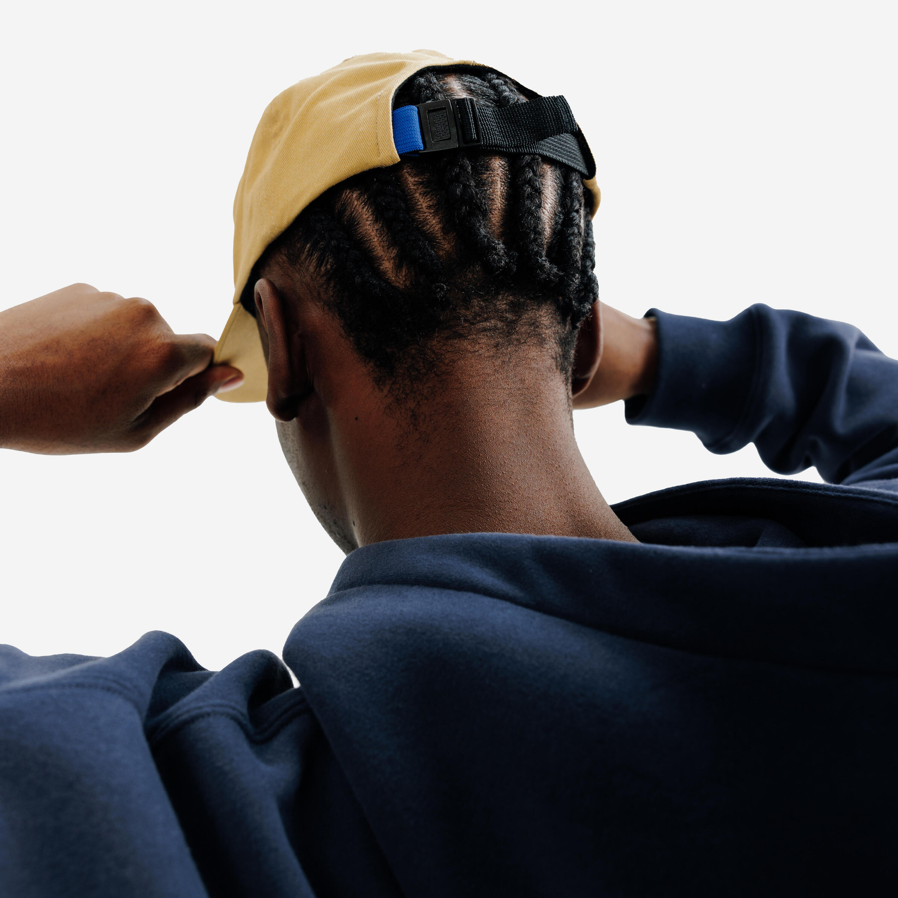 6 Panels cap with flat visor, beige | Decathlon