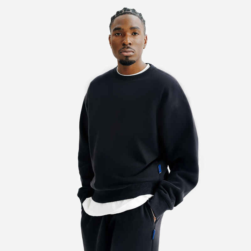 Men's crew neck sweatshirt - Elementals, Black - Decathlon