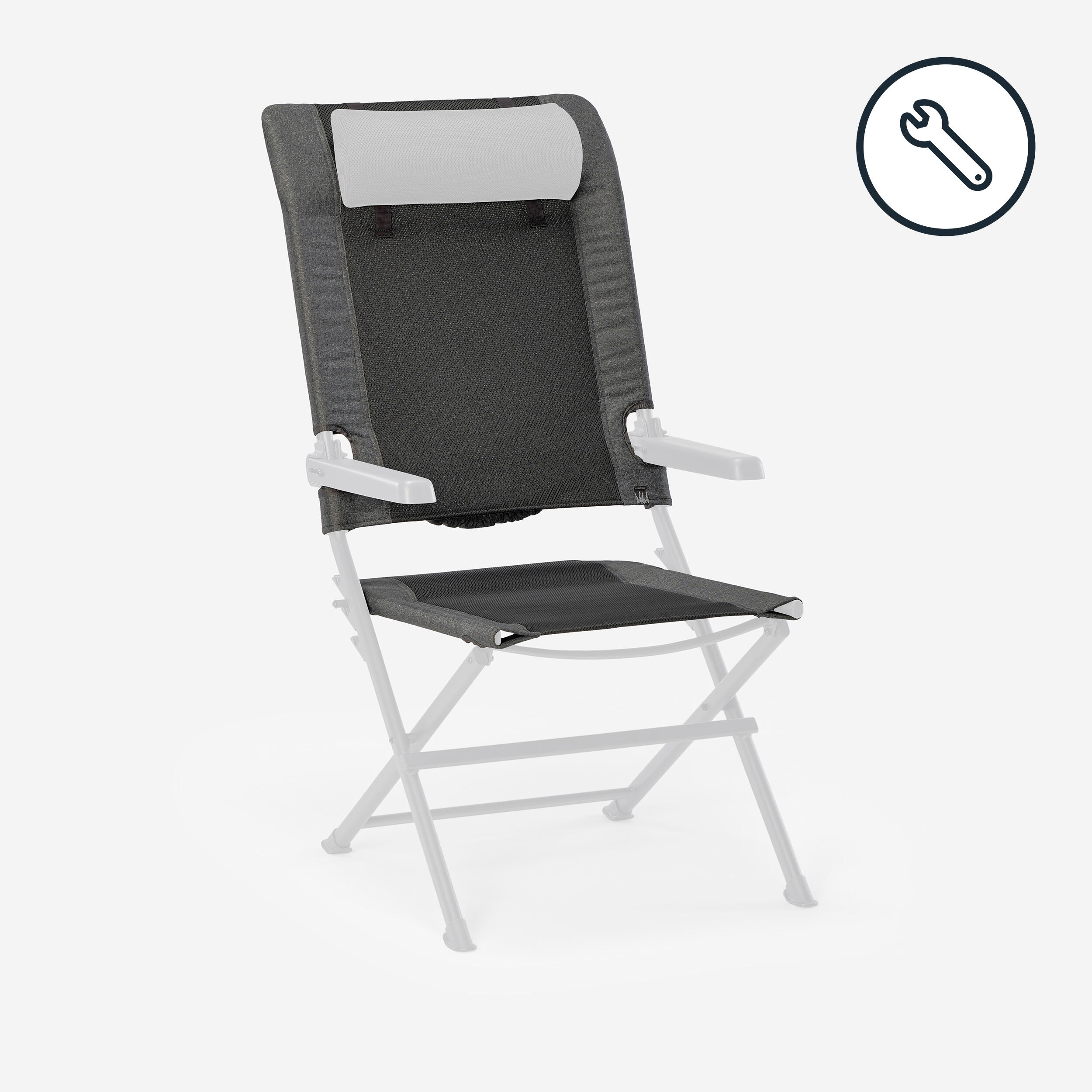 ТЕКСТИЛЕН КОМПЛЕКТ ЗА СГЪВАЕМ СТОЛ MULTIPOSITION - DECATHLON