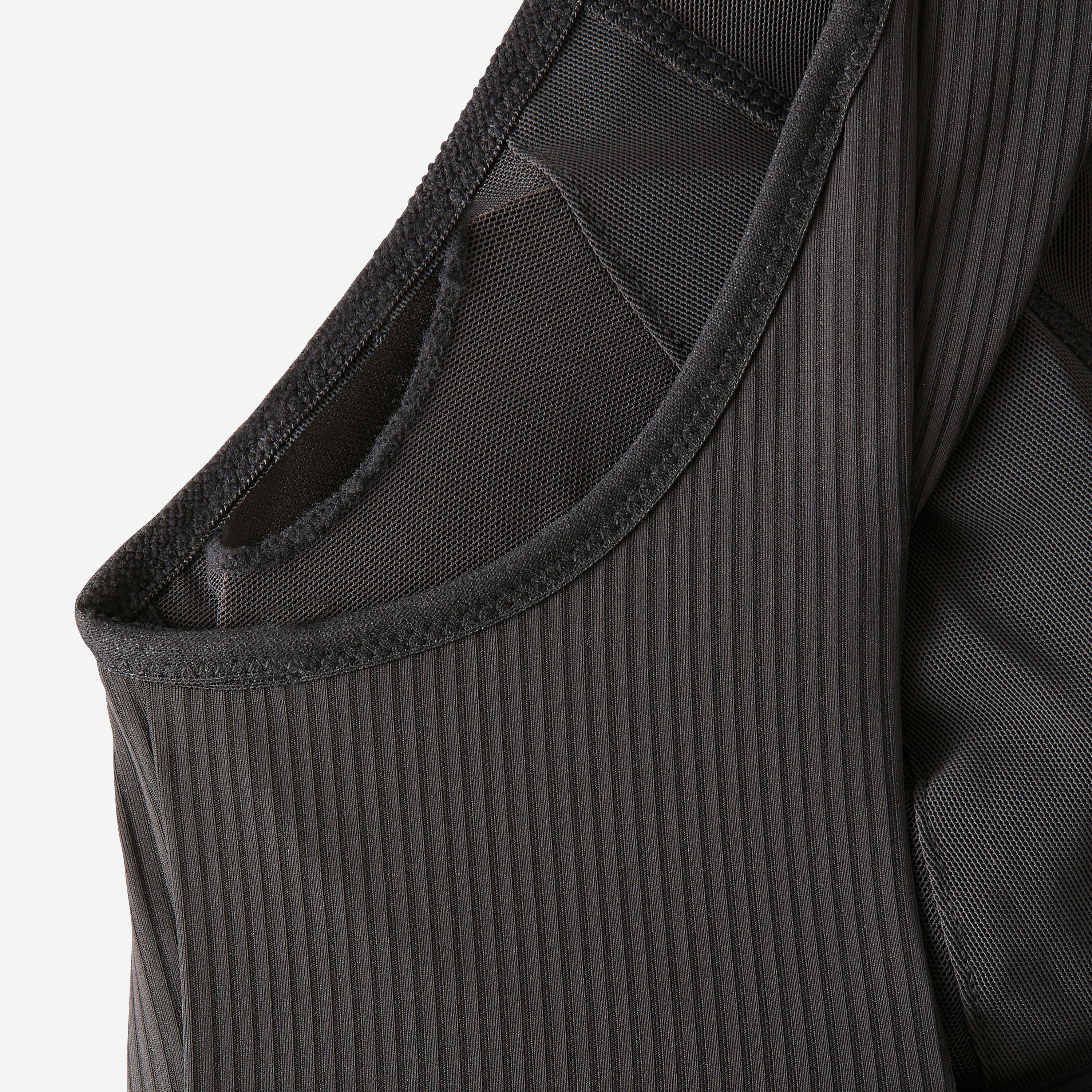 Women's Medium Support Crop Top Sports Bra - Black - smoked black ...