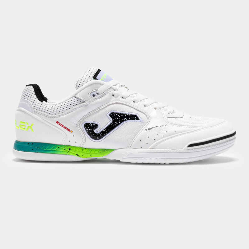 Adult Futsal Trainers Top Flex - White - Decathlon