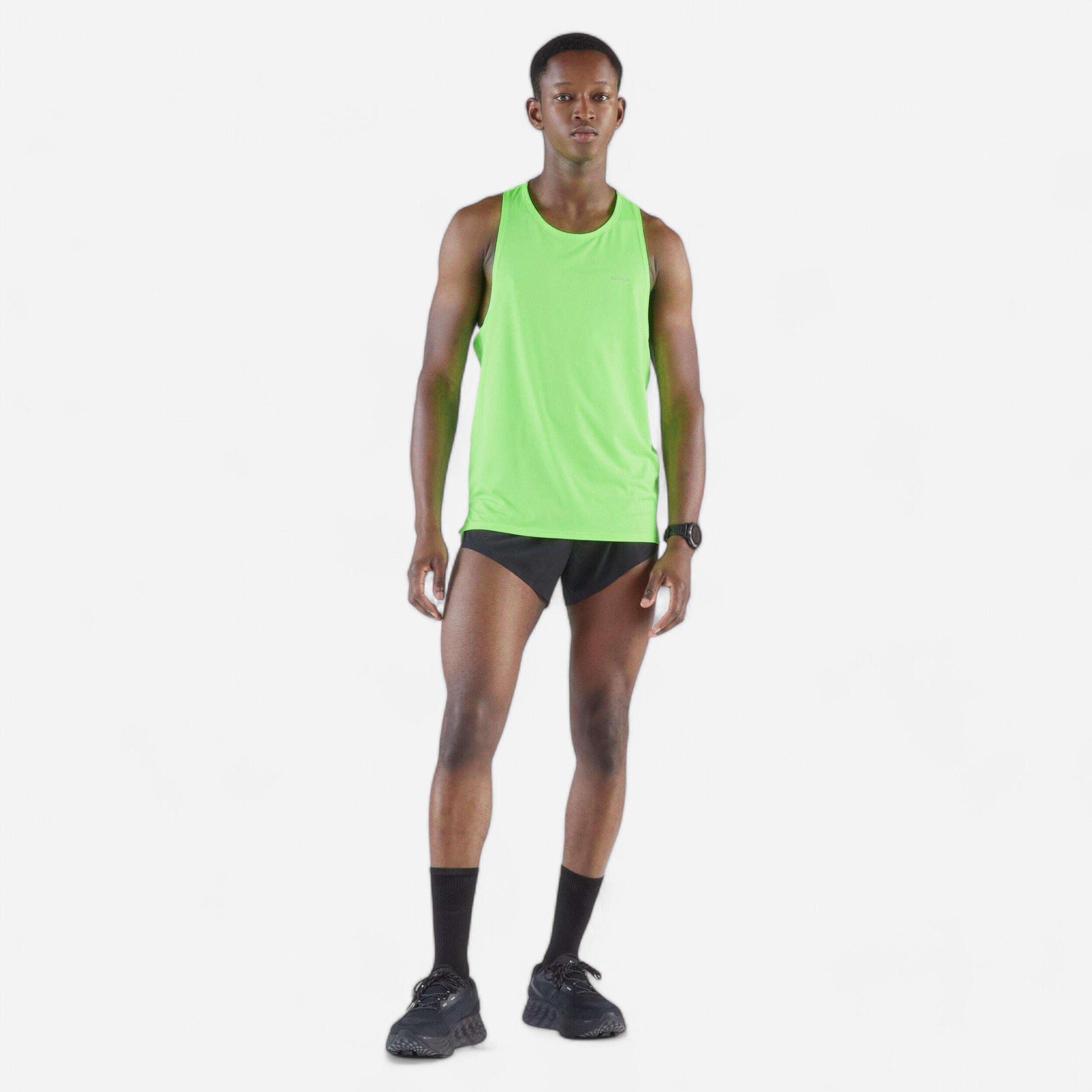 Camisole de course homme - Light 900 - Vert Fluo Chlorophylle - Kiprun ...