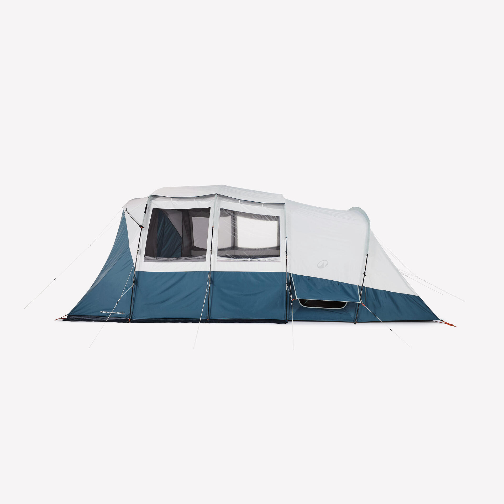 6-Person / 3-Room Camping Pole Tent, Arpenaz 6.3 F & B