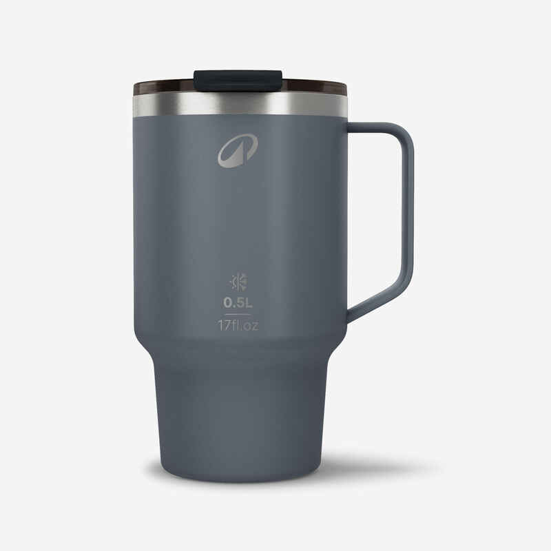Mug 900 isotherme 0,5L en inox, pour le camping, la randonnée/trekking ...