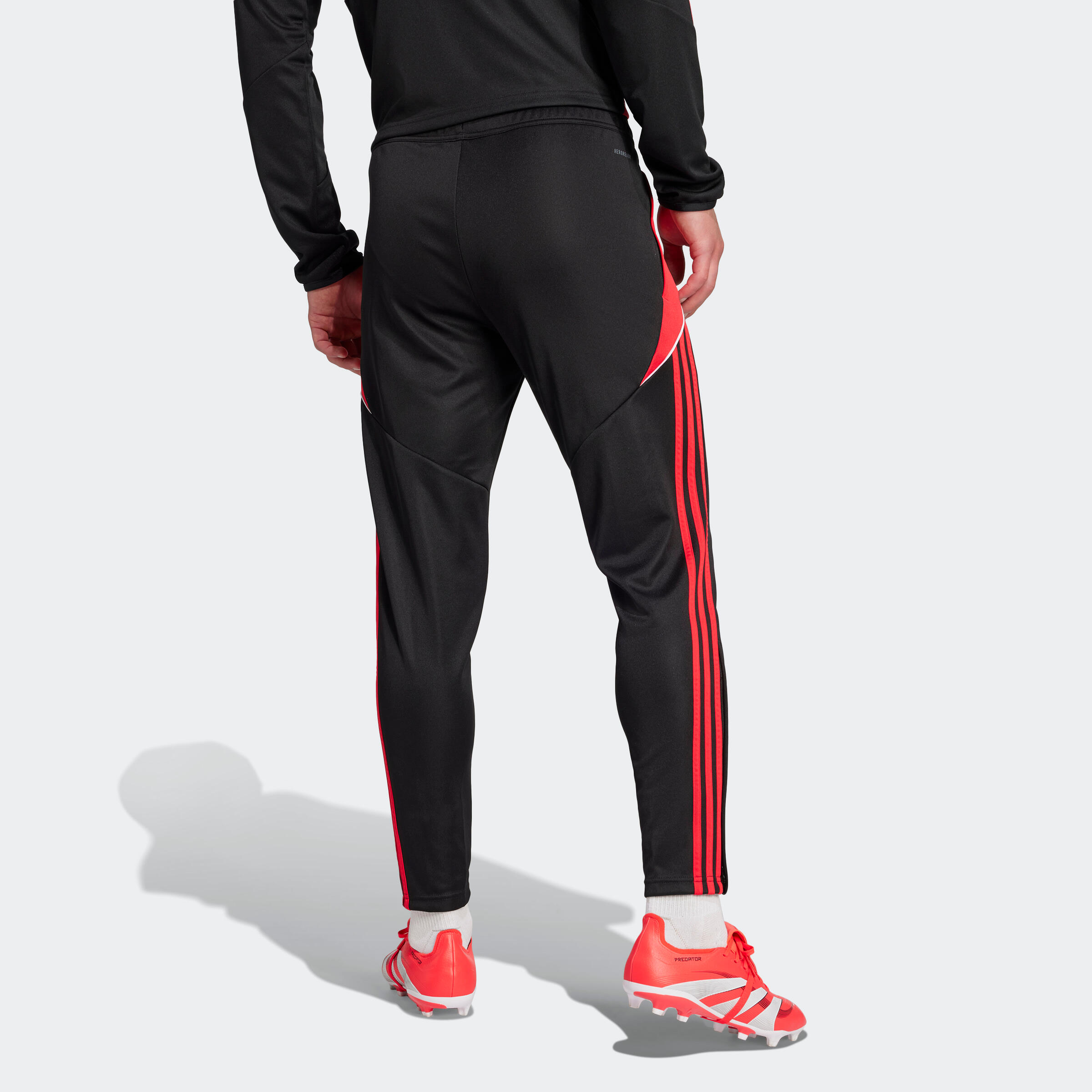 adidas trainingsbroek Tiro 24 zwart/rood ADIDAS | Decathlon
